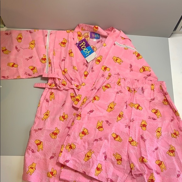Disney | Matching Sets | Disney Pooh Kimonorobe With Matching Shorts ...